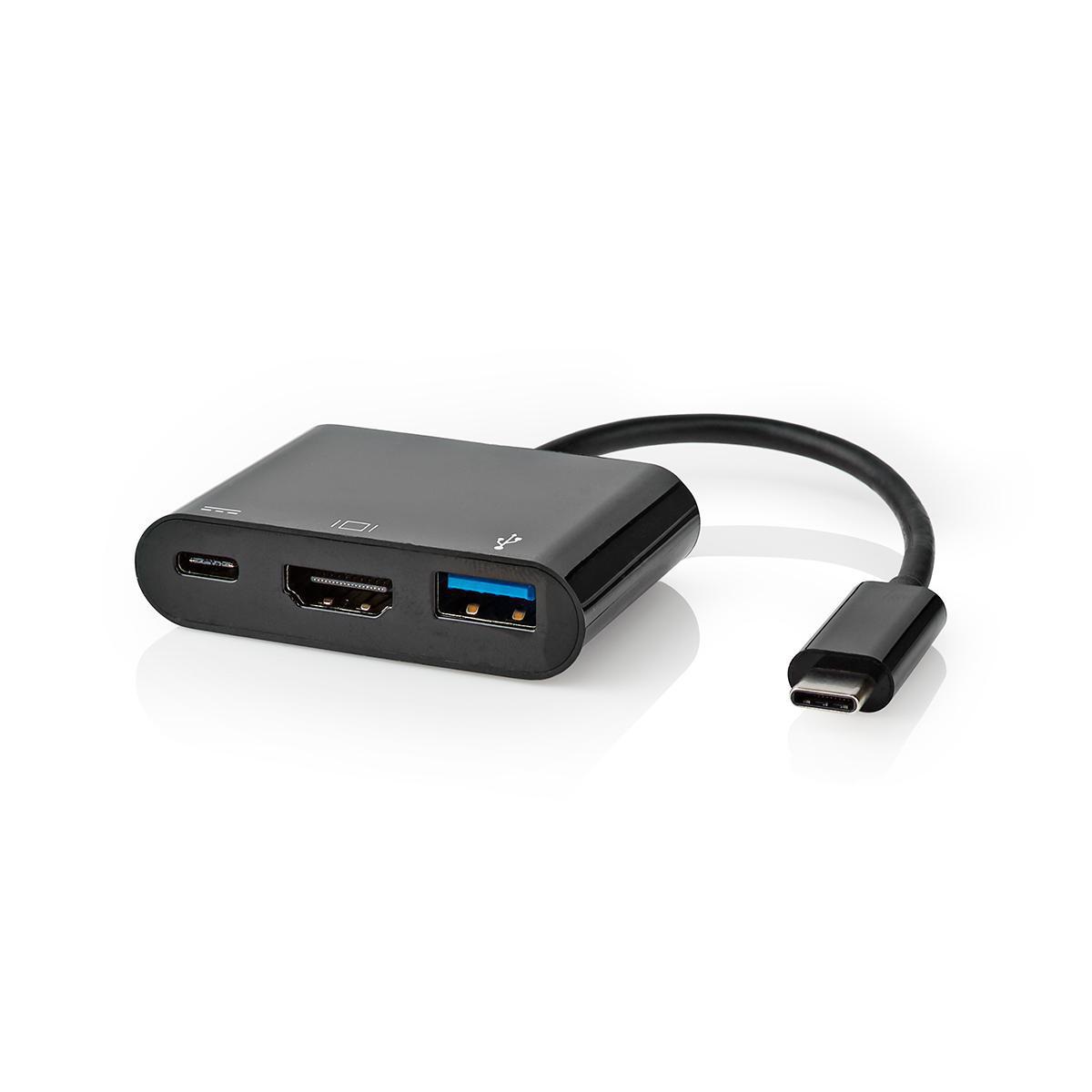 NEDIS USB 3.1 Type-C Adapter | USB Type-C m - HDMI ž, USB-A ž, Type-C ž ...