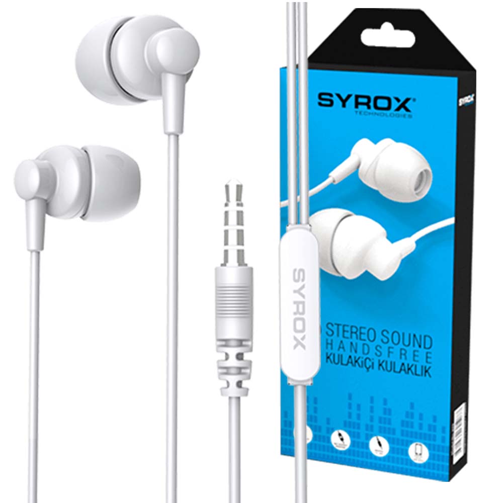 SYROX In-Ear Slušalice S Mikrofonom | Žične | 3.5mm | Kontrola Glasnoće ...