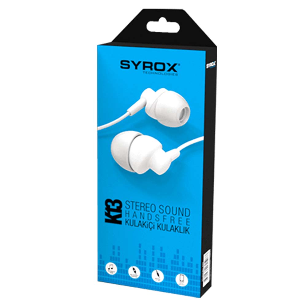 SYROX In-Ear Slušalice S Mikrofonom | Žične | 3.5mm | Kontrola Glasnoće ...