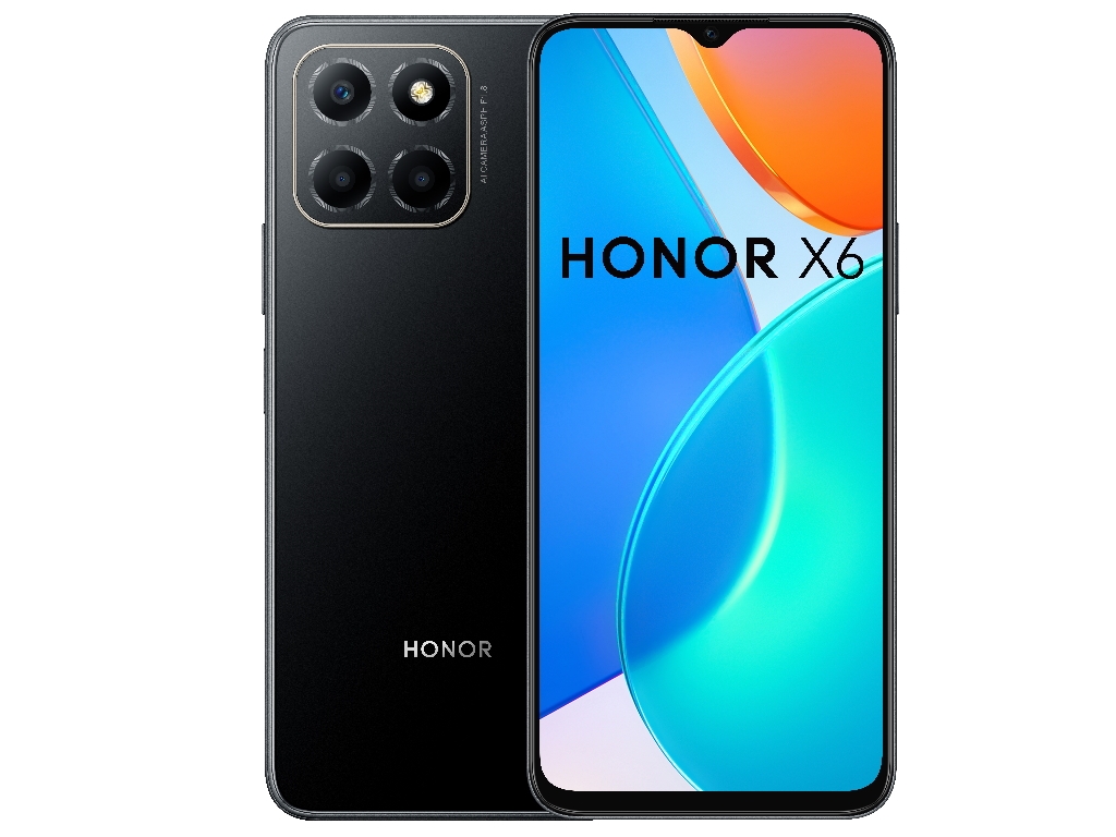 Honor X6 Black 4+64 6.5";MediaTek Helio G25; 50 MP camera;5000 mAh ...