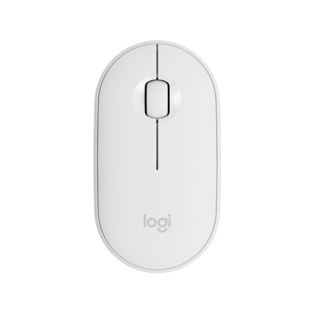 Logitech Miš M350 Pebble Silent Wireless White - Orbiter G