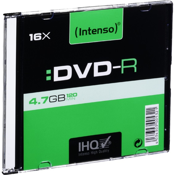 DVD-R Medij | 4.7GB | Slim Case 1 kom | Intenso - Orbiter G