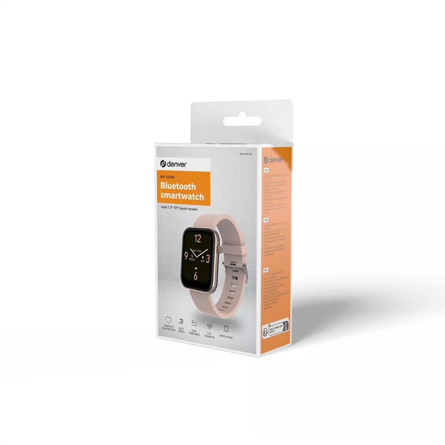 Pametni Sat SW-182 | Multi Sport Mod | IP65 | Rozi | DENVER - Orbiter G
