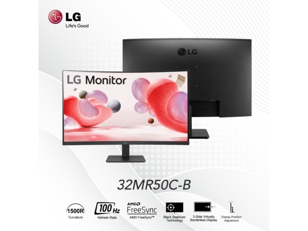 Monitor LG 32MR50C-B | 31.5" | FHD | 100Hz | VA - Orbiter G
