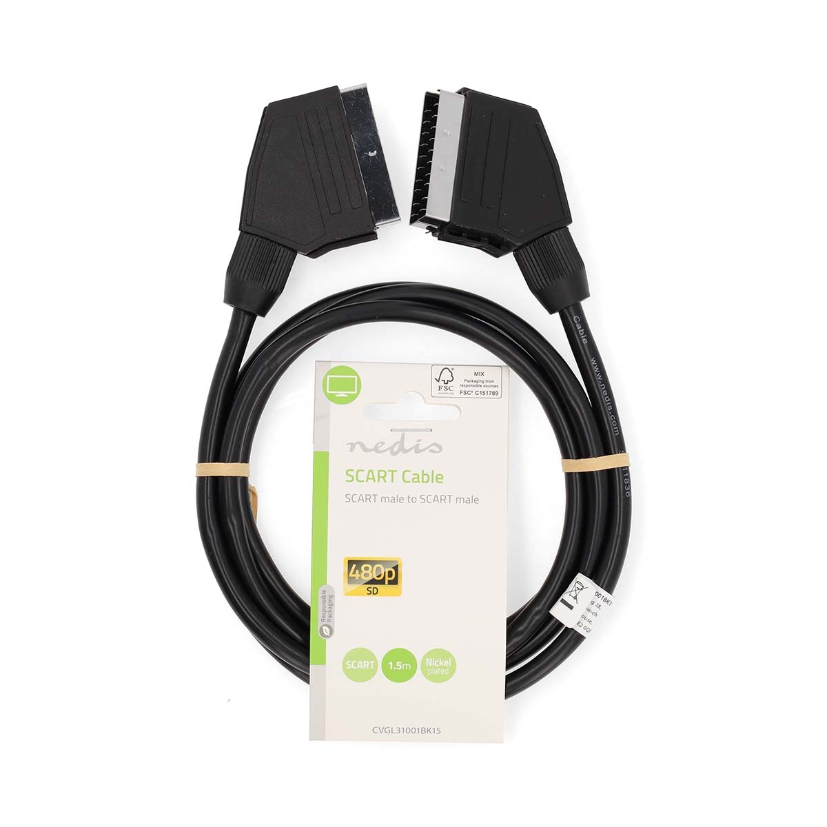 SCART Kabel | Scart m - Scart m | 1.5 m | NEDIS - Orbiter G
