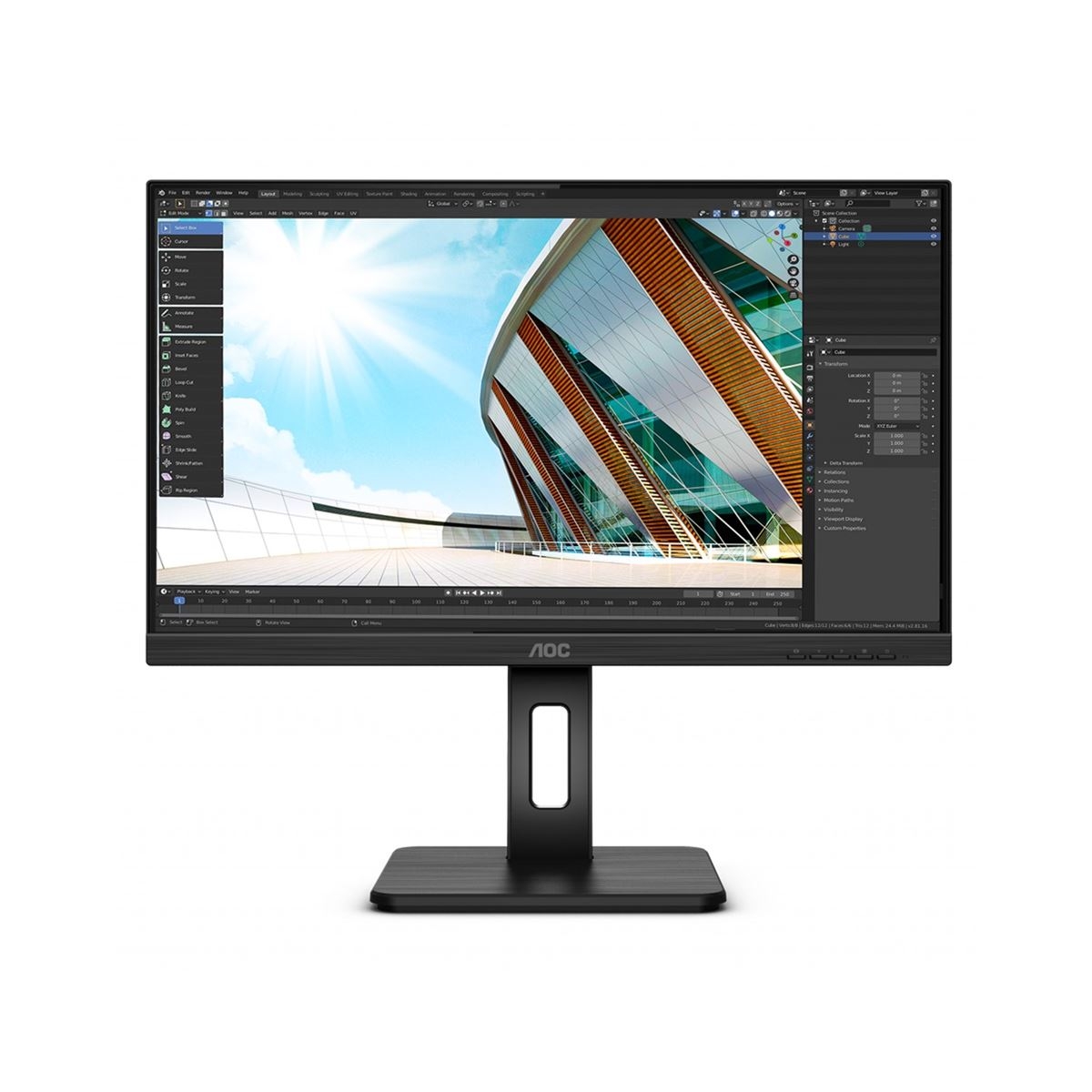 Monitor AOC 27P2Q | 27" | FHD | IPS | 75Hz - Orbiter G