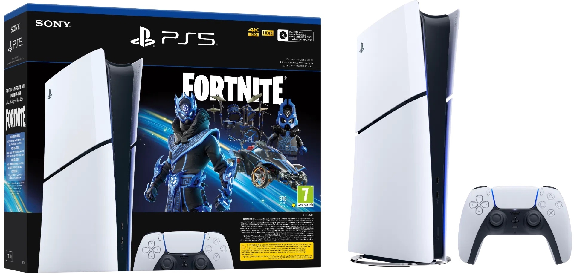 PlayStation 5 Slim Digital Edition D chassis + Fortnite VCH - Orbiter G