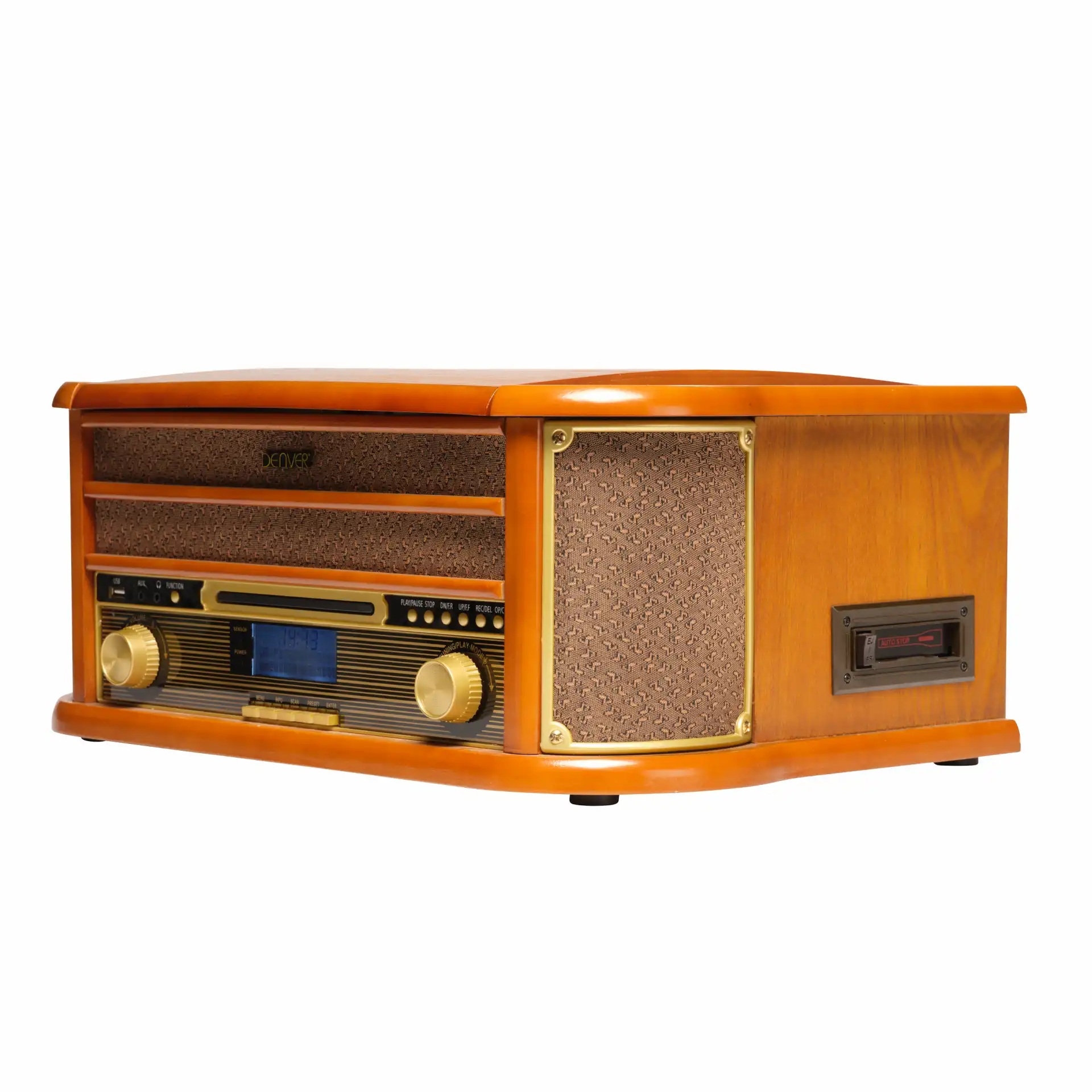 Gramofon | FM i DAB Radio | CD | USB | Kazetofon | DENVER - Orbiter G